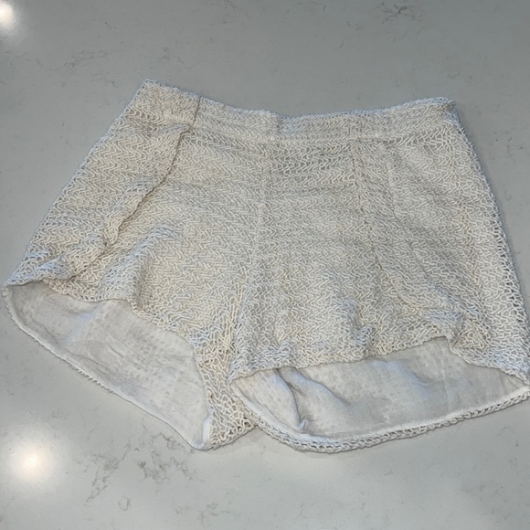 Sam & Lavi | Shorts | Sam Lavi White Knit Shorts | Poshmark